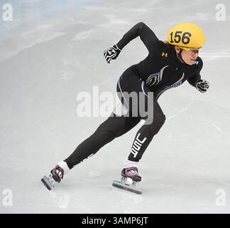 USA's Jessica Smith (156) competes during the women's 1000 meter ...