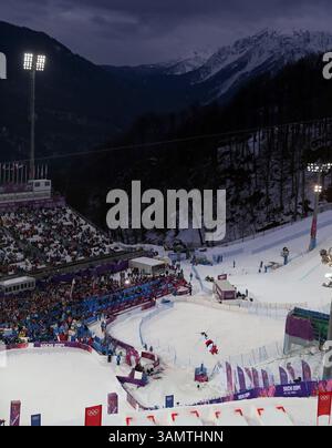 Canada's Mikael Kingsbury competes in a World Cup freestyle moguls ...