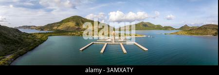 Basseterre Bay and Marina, Basseterre, St Kitts Stock Photo - Alamy