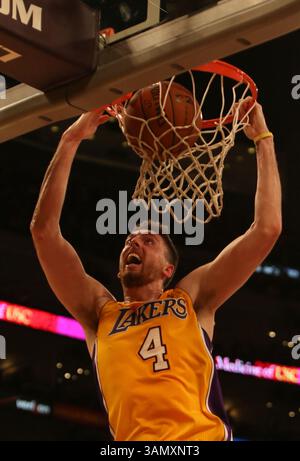 San Antonio Spurs center Kelly Olynyk poses during the NBA basketball ...