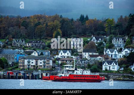 Ferry leaving Dunoon, Scotland Stock Photo - Alamy