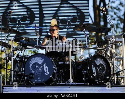 Drummer Ben Sims for Brantley Gilbert attends 29th Annual Kiss Country ...