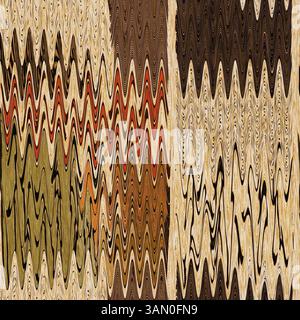 Fall colour wavy marble effect seamless border pattern background. Drip ...