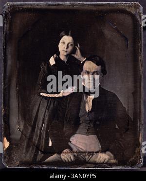 June 1, 1900 - Couple Portrait, Daguerreotype, Circa 1850's (Credit ...