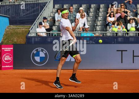 Muenchen, Deutschland. 14th Apr, 2025. Alexander Zverev (Deutschland), GER, BMW Open by Bitpanda ...