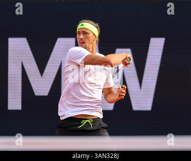 Muenchen, Deutschland. 14th Apr, 2025. Alexander Zverev (Deutschland), GER, BMW Open by Bitpanda ...