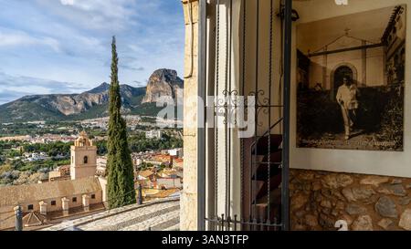 Polop, Spain, February 25, 2025. View of the village of Polop de la ...