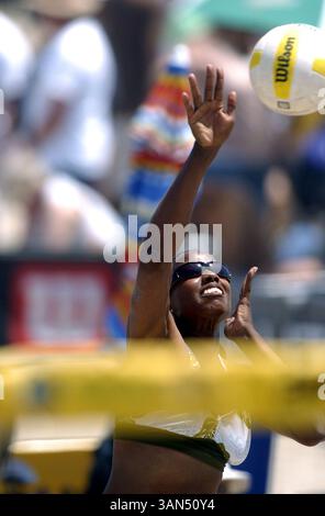 May 27, 2006; Huntington Beach, CA, USA; HOLLY MCPEAK at the AVP ...
