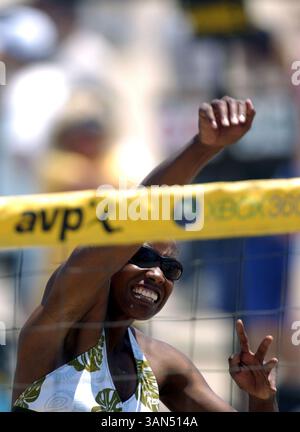 May 27, 2006; Huntington Beach, CA, USA; HOLLY MCPEAK at the AVP ...