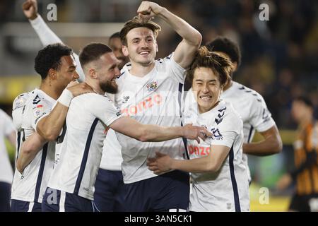 Coventry City's Liam Kitching (centre left) after the Sky Bet ...