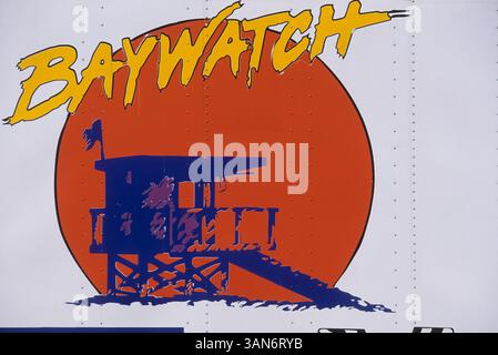 Aug 08, 1995 - California, USA - Baywatch set cast Malibu CA. PAMELA ...