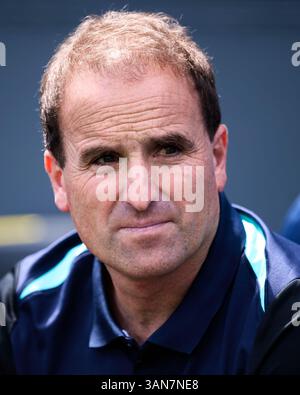 Jagoba Arrasate, head coach of Mallorca, see the yellow card during the ...