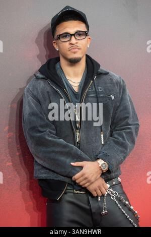 Jadon Sancho. Sinners European Premiere, Cineworld Leicester Square ...