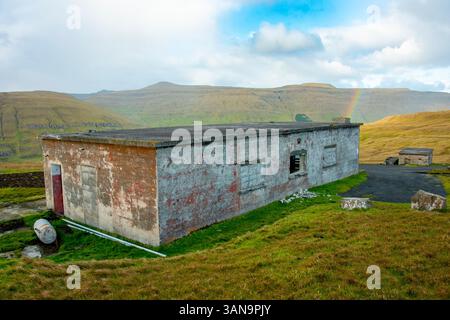 Abandoned Station for Long Range Navigation - Faroe Islands Stock Photo ...