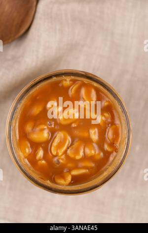 Close up american breakfast top view Stock Photo - Alamy