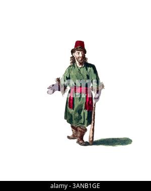 Russian peasant in costume Stock Photo - Alamy