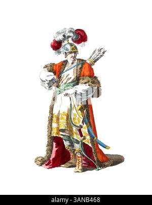 Historical clothing, fashion history, clothing of the bodyguard of the ...