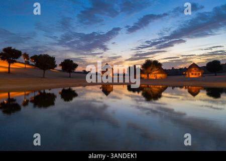 Aerial view of Khimsar Sand Dunes Village, a luxury resort in the ...