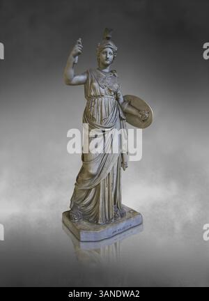 Roman statue of Athena discovered by Domenica de Angelis in 1774 ...