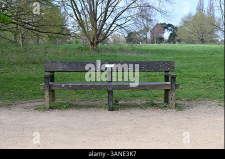 JRR Tolkien Memorial bench in the University Parks, Oxford Stock Photo ...