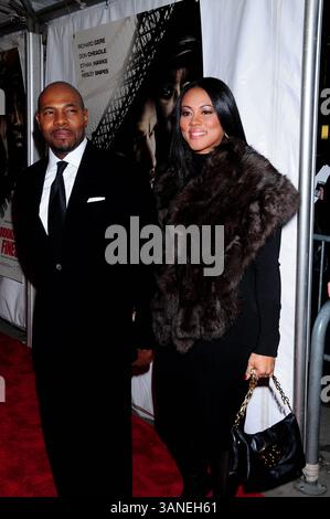 Antoine Fuqua and Lela Rochon at the 'Brooklyn's Finest' New York ...
