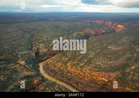 Z Bend lookout view Kalbarri National Park Stock Photo - Alamy