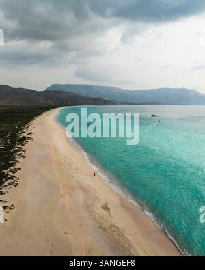 Aerial view of Shoab beach, Socotra, Yemen Stock Photo - Alamy