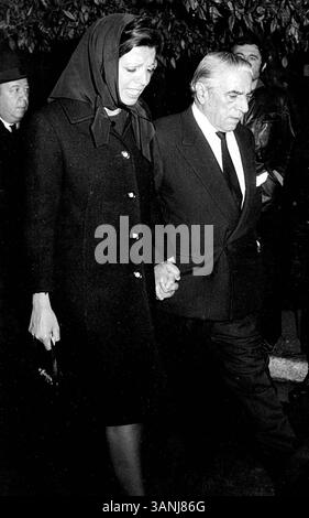 Funeral of Christina Onassis Stock Photo - Alamy