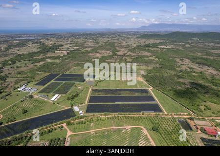 Aerial view of countryside, Kep province, Cambodia Stock Photo - Alamy