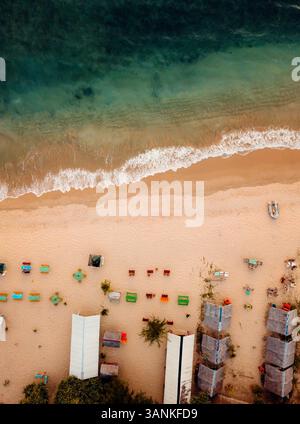 Aerial view of Lhoknga beach in Aceh province, Indonesia Stock Photo ...