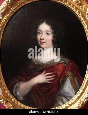 This artwork depicts a young Louis XIV with his mother, Anne of Austria ...