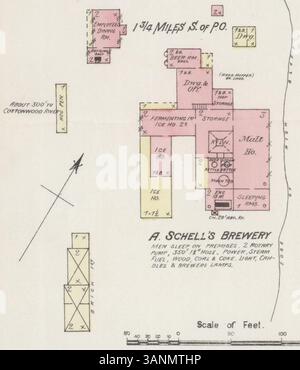 The November 1884 Sanborn Fire Insurance map shows M. Hauenstein's ...