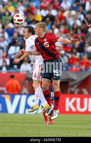United States defender Tim Ream (13) heads the ball during a friendly ...