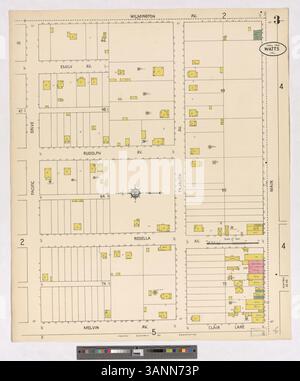 This 1910 map of Watts, Los Angeles, offers a detailed look at building ...