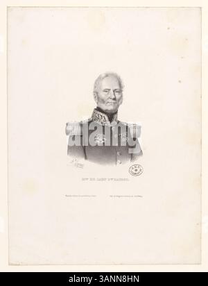 This lithograph represents Jean-Baptiste Charles Baurot, a French ...