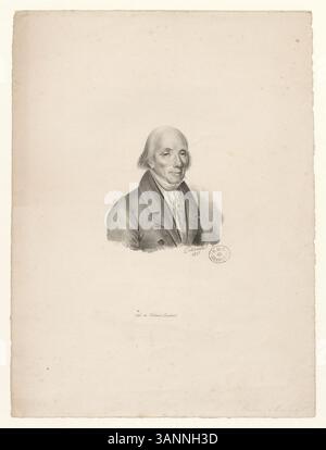 Lithograph of Antoine Rabany-Beauregard, a French figure. This print is ...
