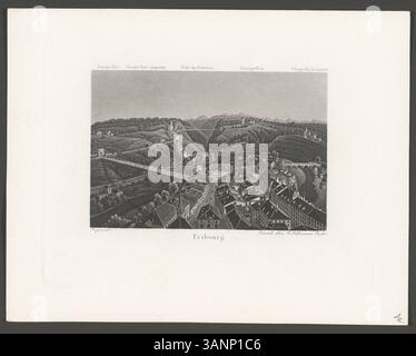 This 19th-century etching by Johann Rudolf Dikenmann features a view of ...