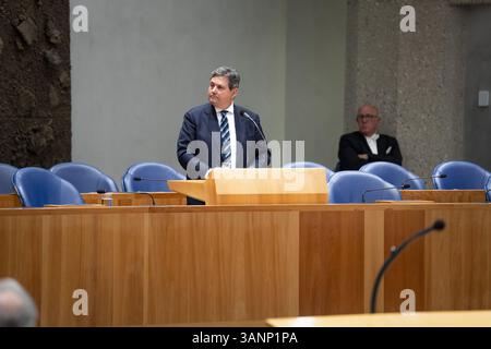 THE HAGUE - Chris Jansen (PVV) during the swearing-in ceremony as a ...