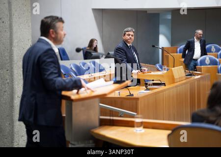 THE HAGUE - Chris Jansen (PVV) during the swearing-in ceremony as a ...