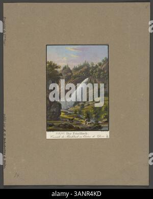 This 19th-century print by Hans Jakob Häsli depicts Solothurn, Switzerland, showcasing the city ...