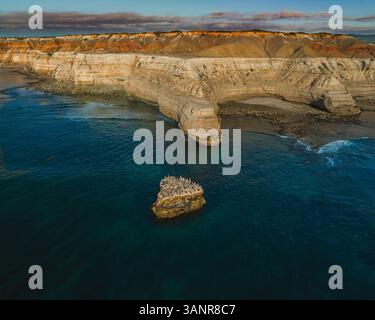 Gull Rock at Blanche point Stock Photo - Alamy