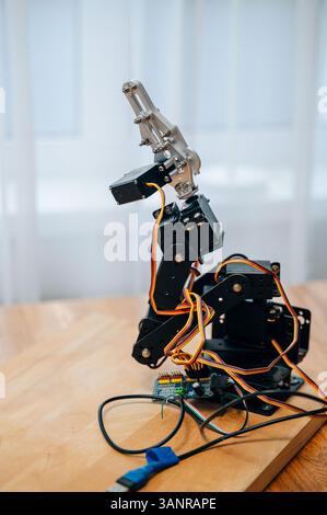 DIY robotic arm with Raspberry Pi and Arduino components Stock Photo - Alamy