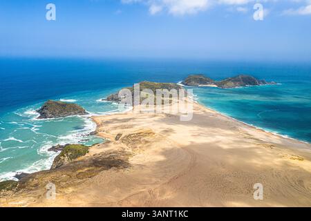 Scenic view of coastline, Te Hapua, Kaitaia, Far North District, North ...