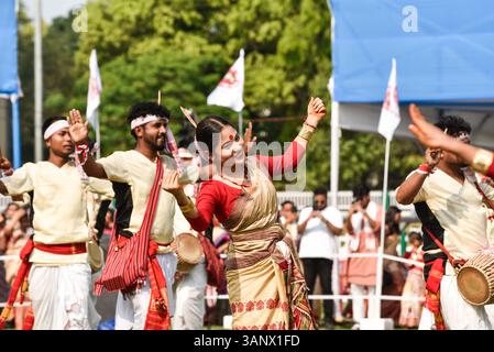 April 14, 2025, Guwahati, Assam, India: GUWAHATI, ASSAM, INDIA-APRIL 14 ...