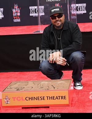 Hollywood, USA. 15th Apr, 2025. Ice Cube at his handprints and ...
