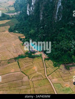 Blue Lagoon 4 near Vang Vieng, Laos, Asia Stock Photo - Alamy