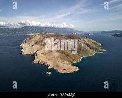Aerial view of Coki Baska Island, Croatia Stock Photo - Alamy