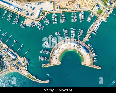 Aerial view of Sukosan marina near zadar, Croatia Stock Photo - Alamy