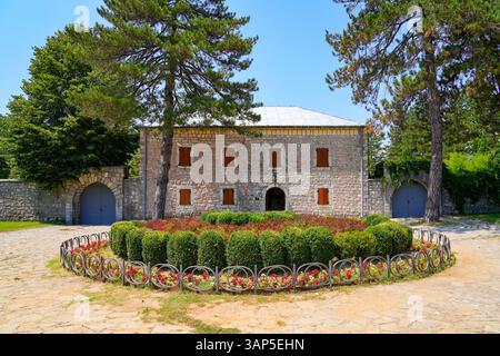 Biljarda (Billiard House), a former royal residence in Cetinje, the old ...