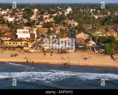Aerial view of Negombo beach in Sri Lanka Stock Photo - Alamy